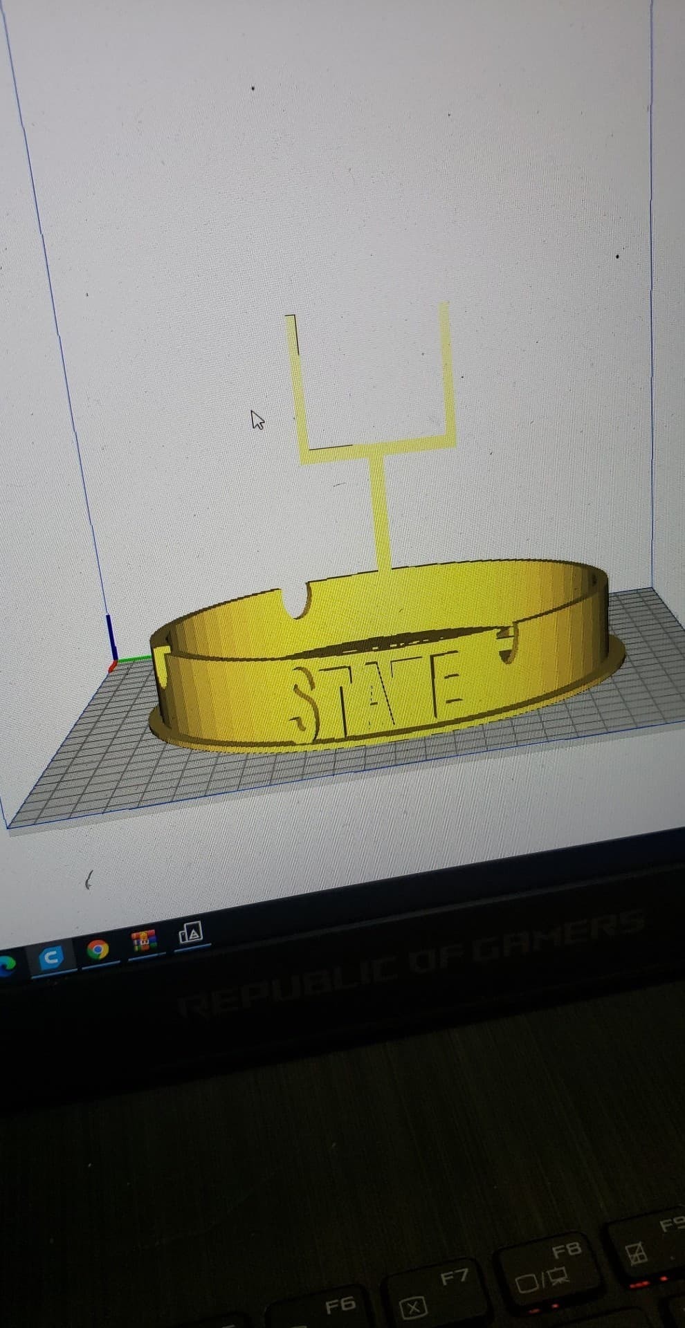 STL file ohio state ashtray・3D printing template to download・Cults