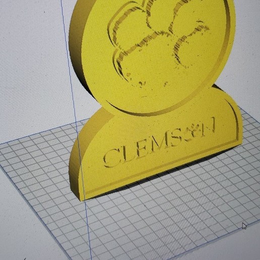 Download STL file clemson paperweight • Design to 3D print ・ Cults