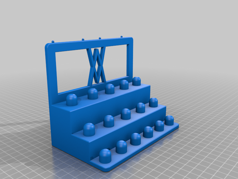 Free STL file 16pcs Socket Set 1/2" Tool Holder 079 I for screws or ...