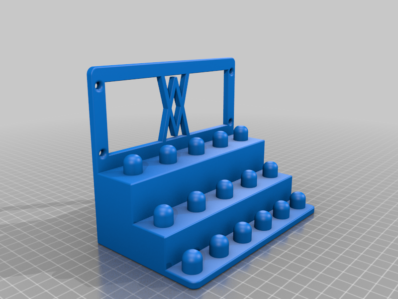 Free STL file 16pcs Socket Set 1/2" Tool Holder 079 I for screws or ...