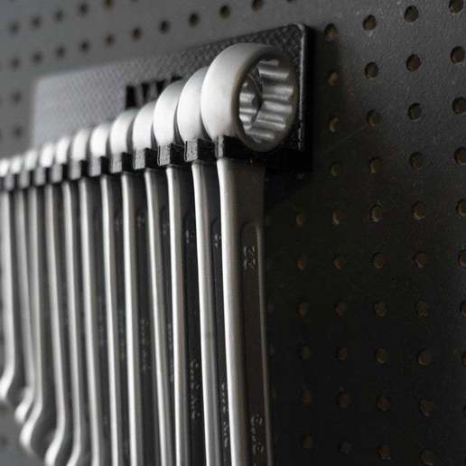 Download free STL file Combination Spanner Set 12pcs metric 6-22mm Wall ...