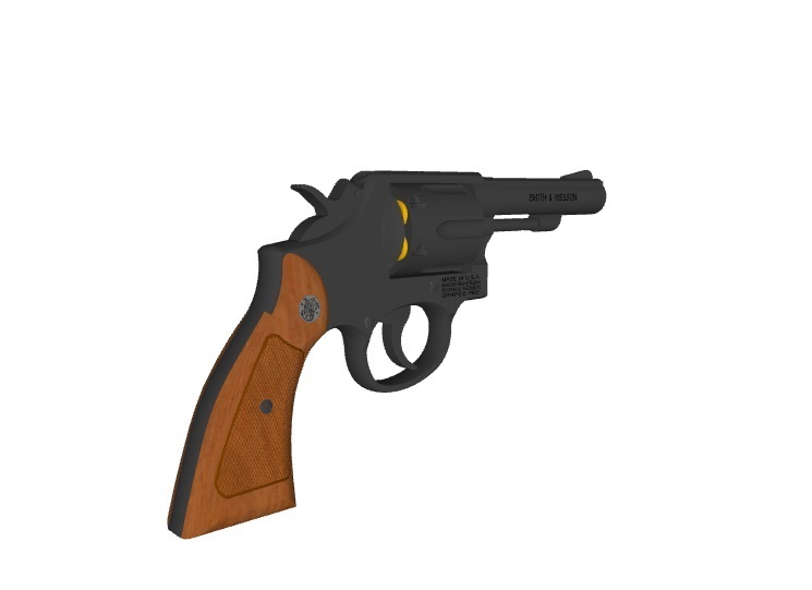 STL file Revolver - Smith & Wesson Model 10・3D printing design to ...