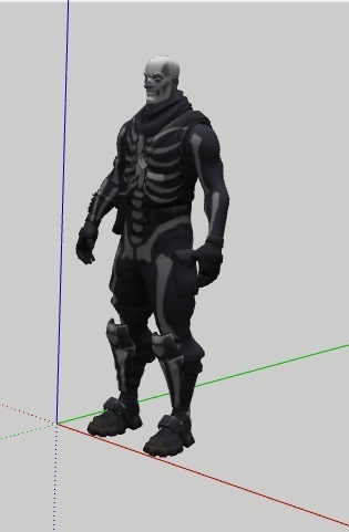 Файл STL Fortnite Skeleton・Модель для загрузки и 3D печати・Cults