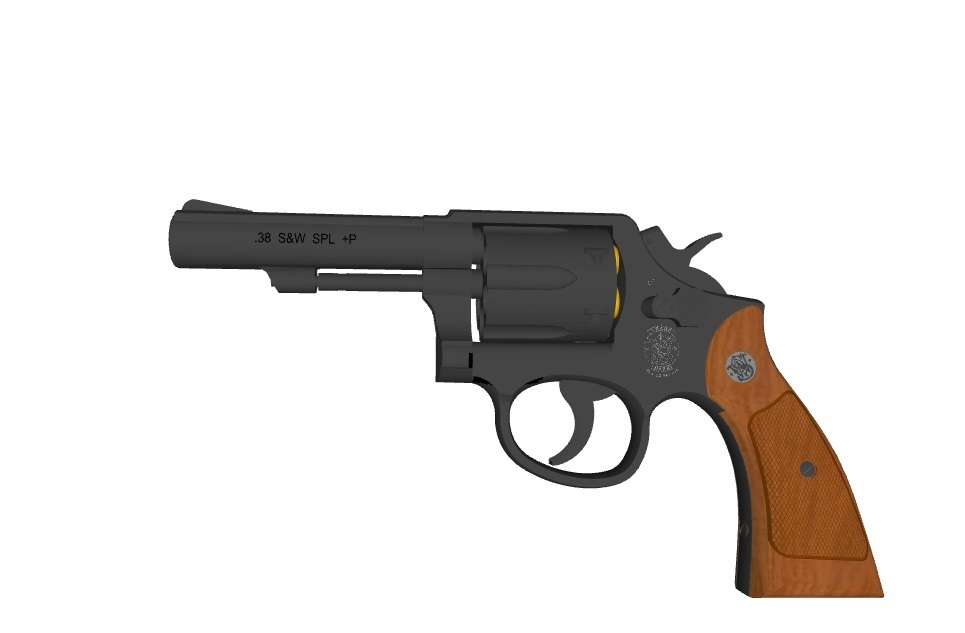 STL file Revolver - Smith & Wesson Model 10・3D printing design to ...