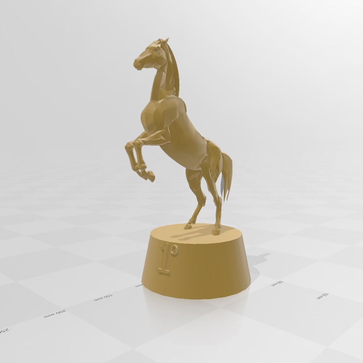 STL file HORSE TROPHY・3D printer model to download・Cults