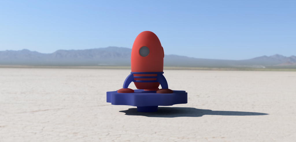 Free 3D file Rocket Ship Extruder Knob for Ender 3 Pro・Template to ...