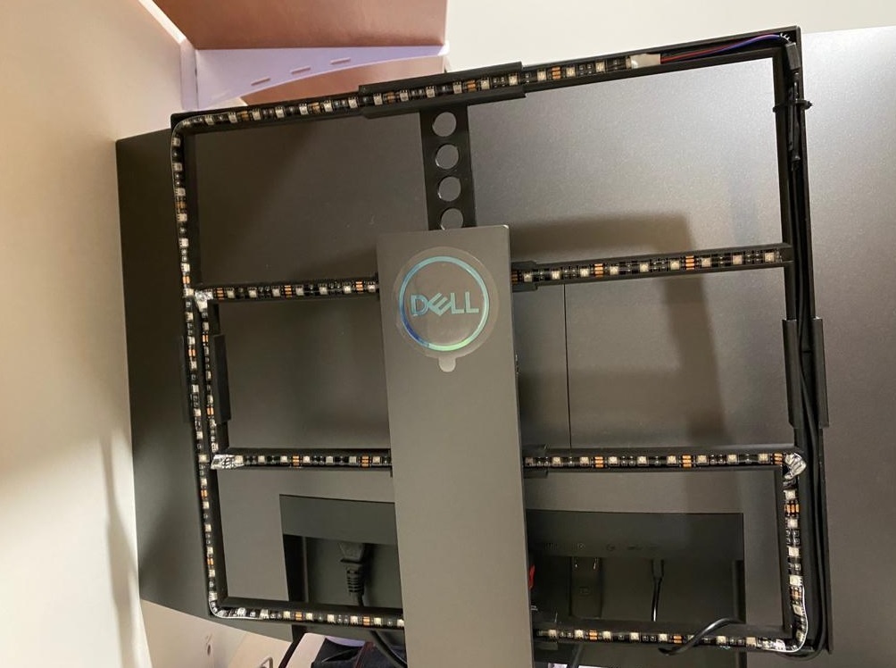 Free STL file Monitor LED strip support・Object to download and to 3D ...