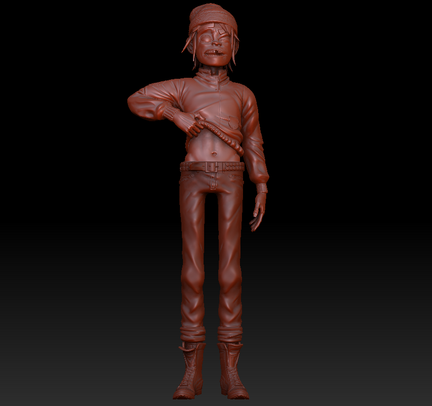 STL file Gorillaz - 2D・3D printer model to download・Cults