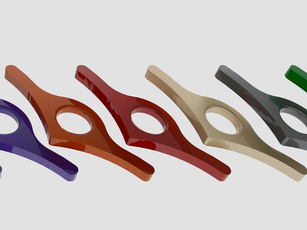 Free 3D file One hand book holder - rounded edge remix・3D print design ...