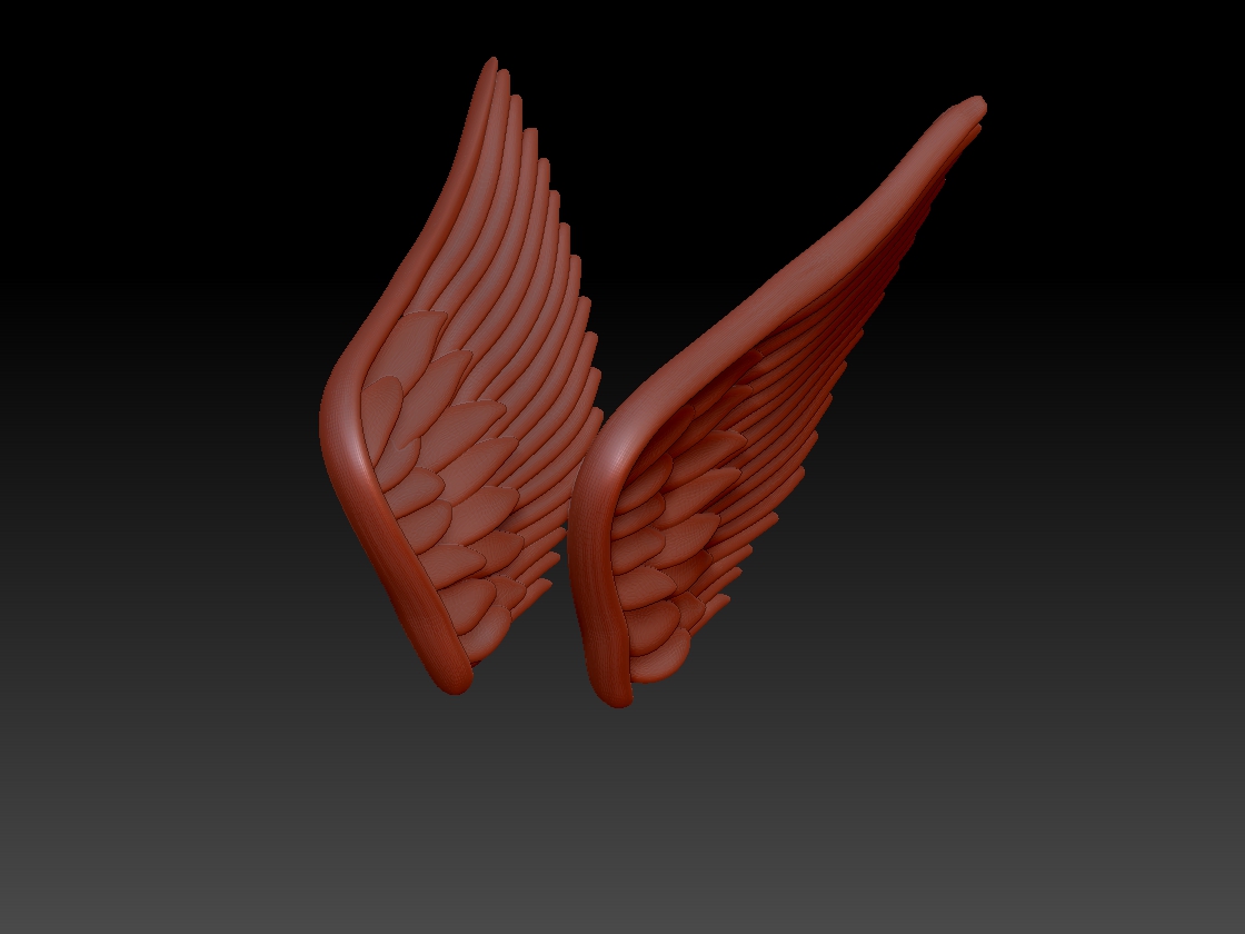 STL file Wings, Wings・3D print design to download・Cults