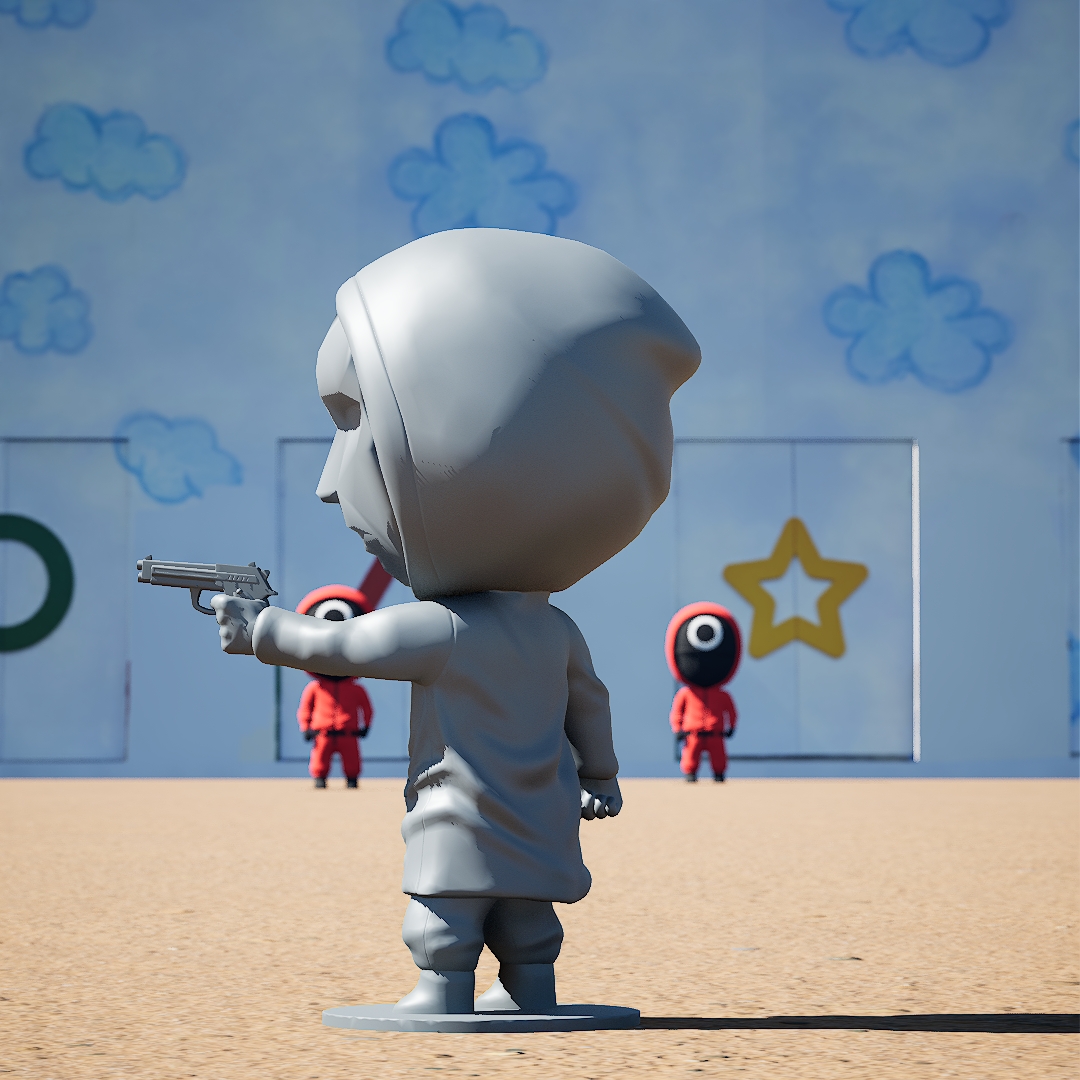 STL file SQUID GAME - LEADER・3D print design to download・Cults