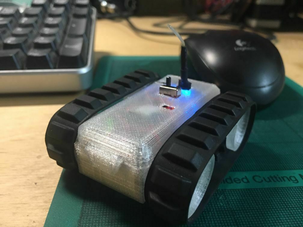 Free STL file Tiny Trak with N20 motors and Wemos D1 Mini ESP8266・3D print design to download・Cults