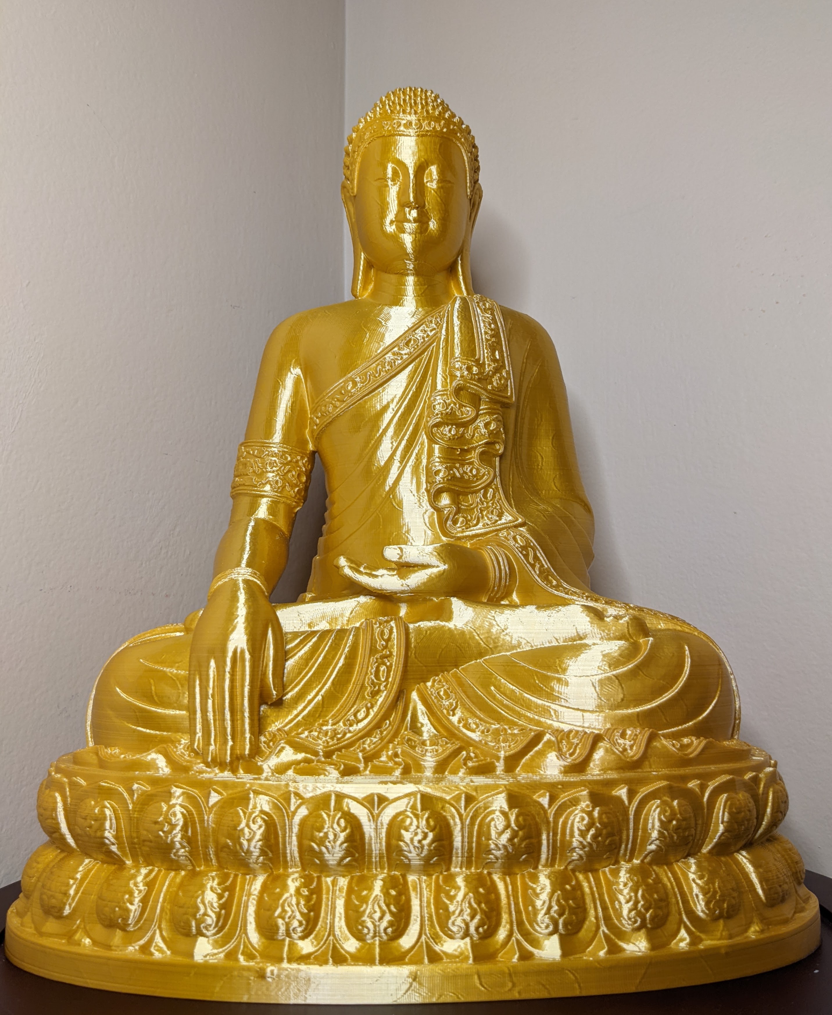 Free STL file Thai Buddha + Low Poly + Flat Bottom Repaired Mesh 🇹🇭・3D ...