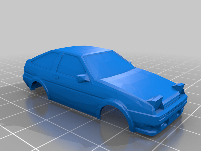 Archivo STL gratis WIP - Toyota AE86 Trueno - Turbo Racing 1:76・Plan ...