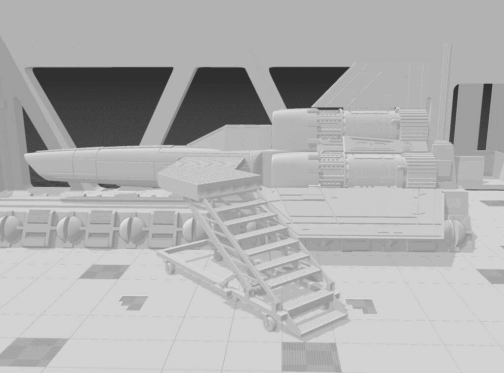 Fichier STL Support de maintenance pour vipère coloniale 1/32ème・Modèle ...