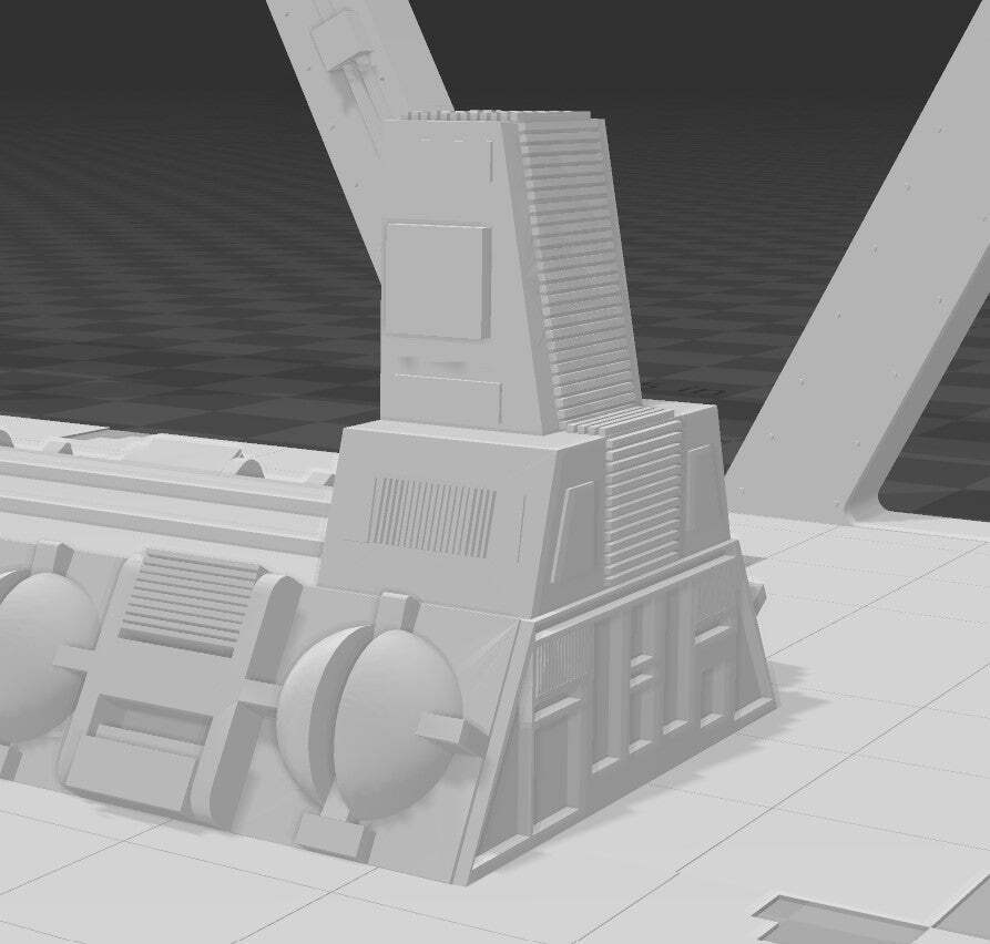 STL file Colonial Viper Launch Bay 1:32 Scale 🏛️・3D printing design to ...