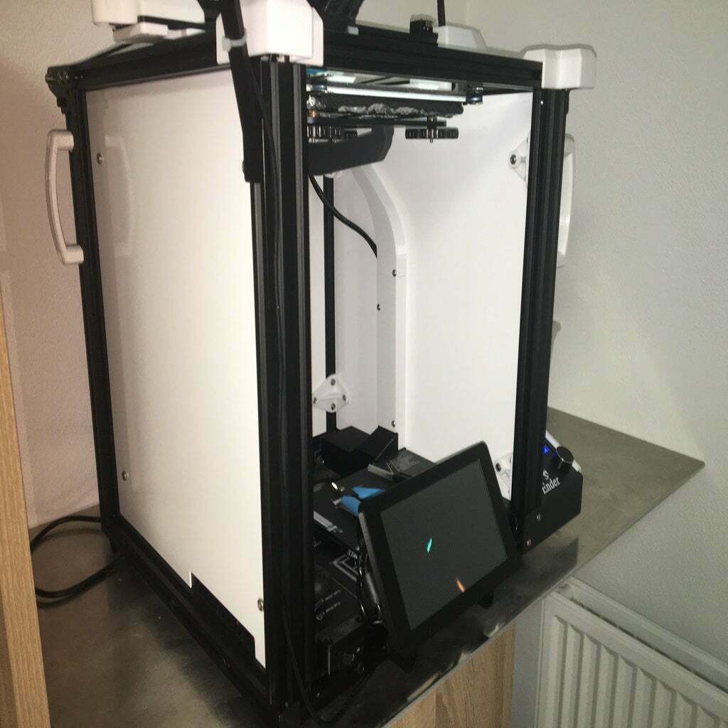 Free STL file Ender 5 side/back plate mount (enclosure)・3D printable ...