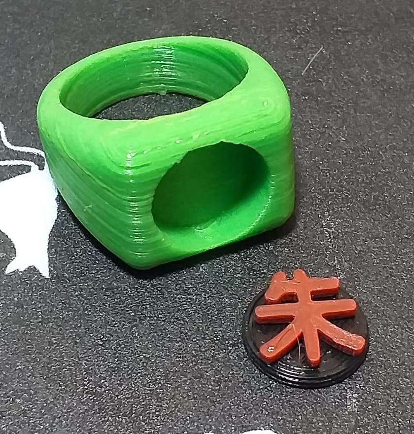 STL file Sasuke Red Naruto Ring 💍・Model to download and 3D print・Cults
