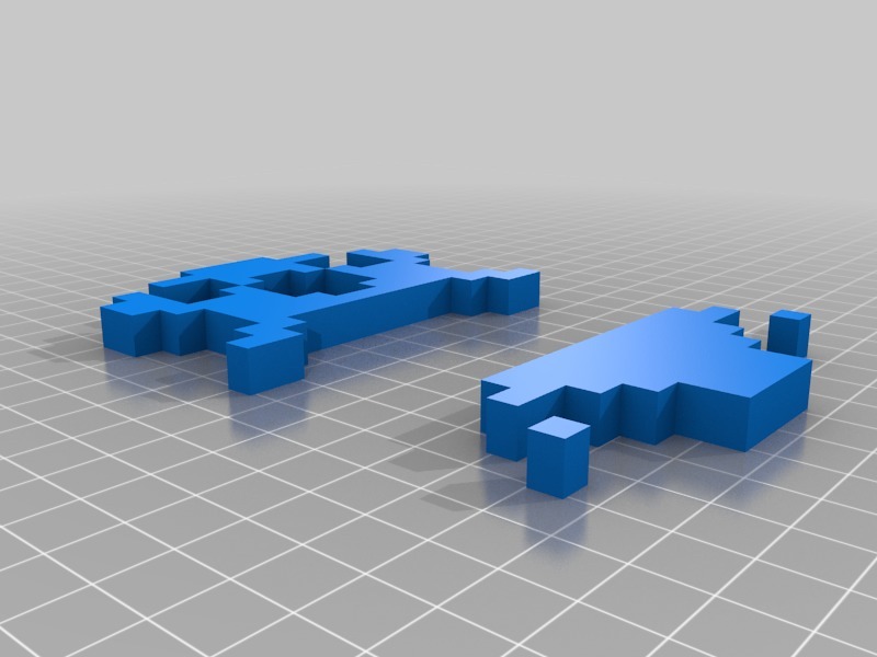 Free 3D file Super Mario Bros - Toad multicolor sprite 🎲・3D print ...