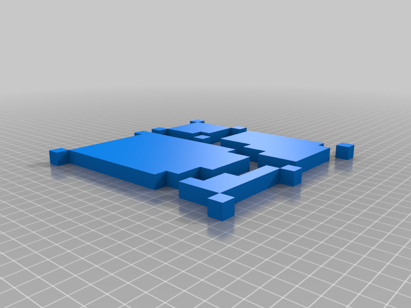 Free 3D file Super Mario Bros - Ground multicolor sprite 🚗・3D printing ...