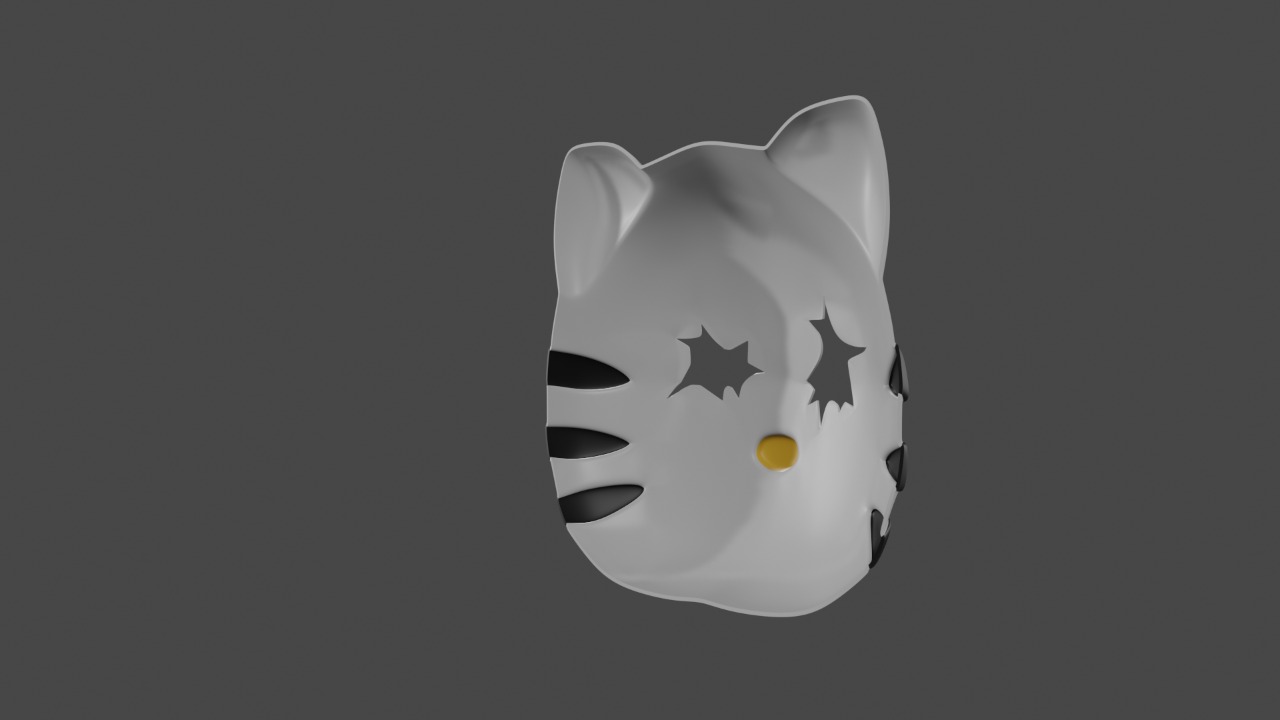 STL file hello kitty chucky mask halloween 👋・3D printable design to ...