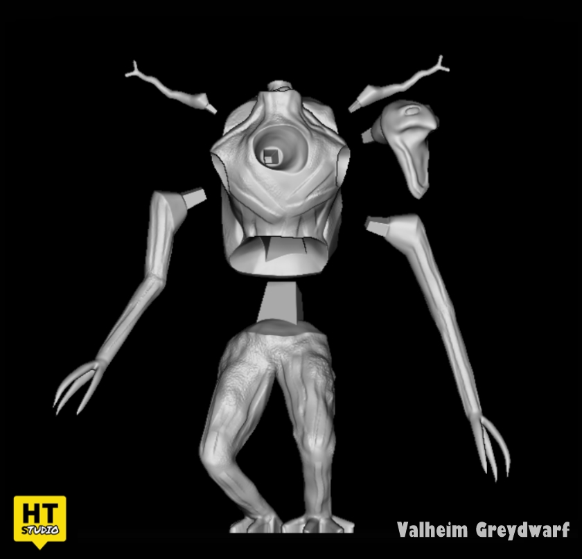 Archivo STL Valheim Greydwarf 🎲・Plan de impresora 3D para descargar・Cults