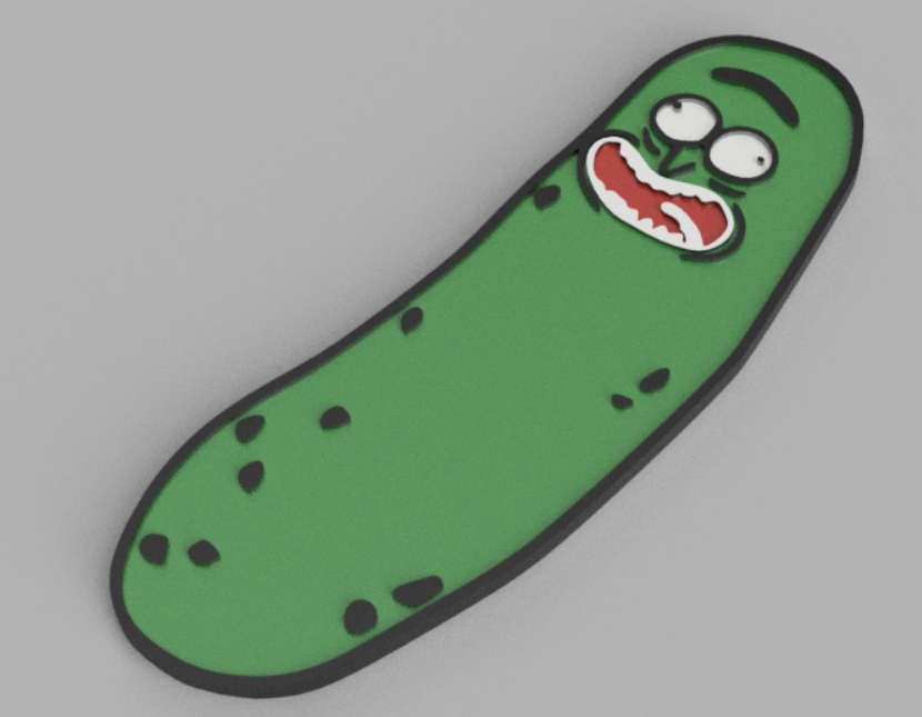 STL file Picke Rick And Mr Poopy Butthole Cookie Cutter Pack・3D printer ...