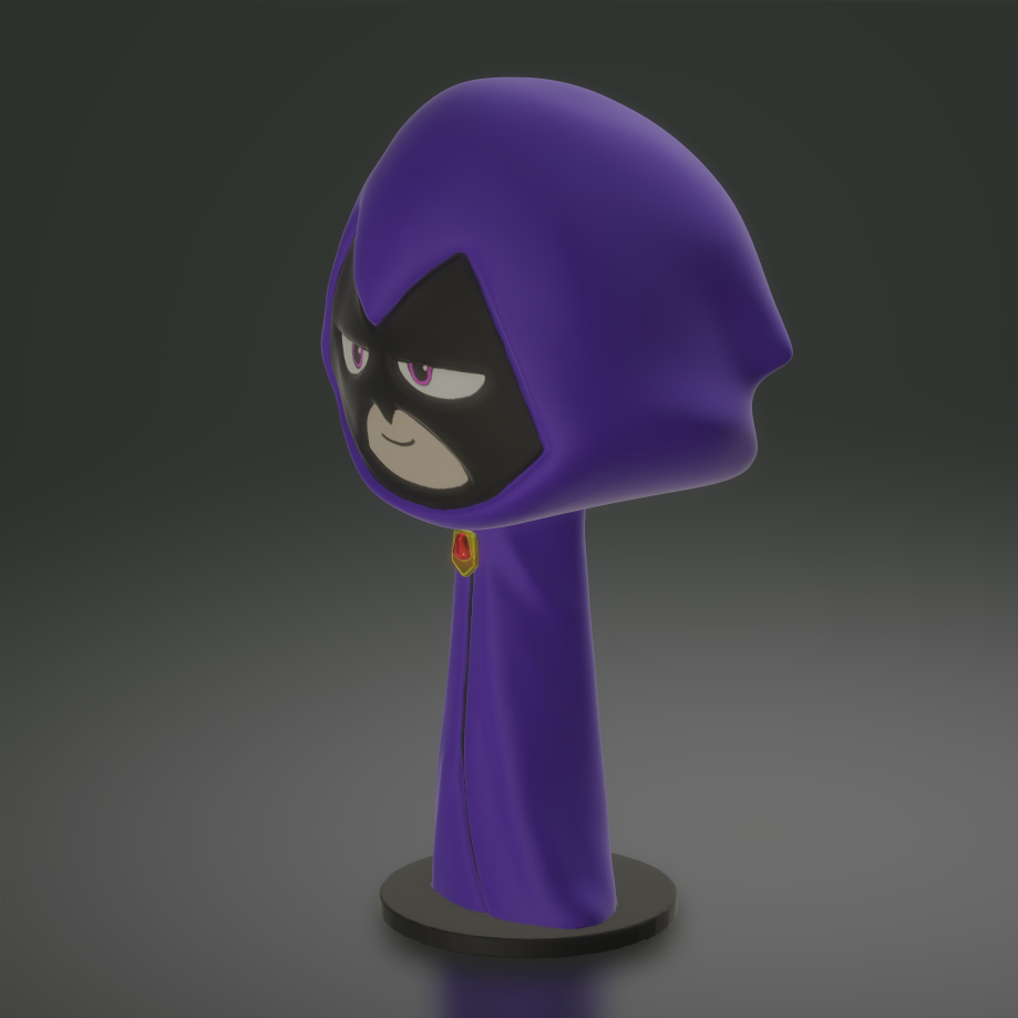 STL file Raven Teen Titans Cartoon・3D printing model to download・Cults