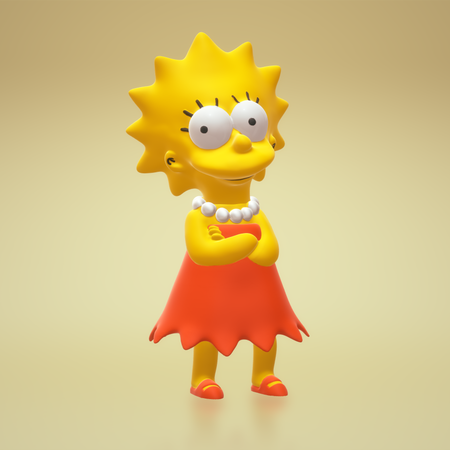 Archivo STL Lisa La Colección de la Familia Simpsons 👾・Idea de ...
