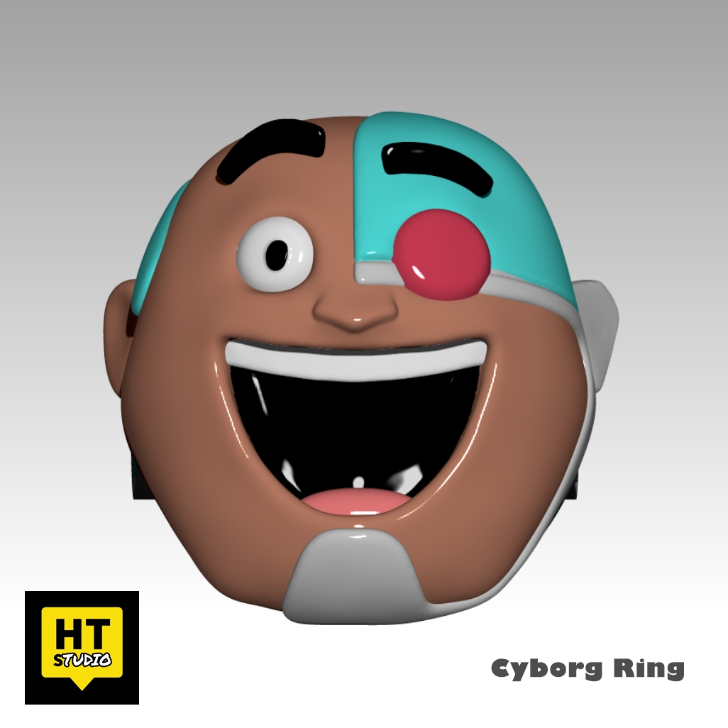 Cyborg Teen Titans Face