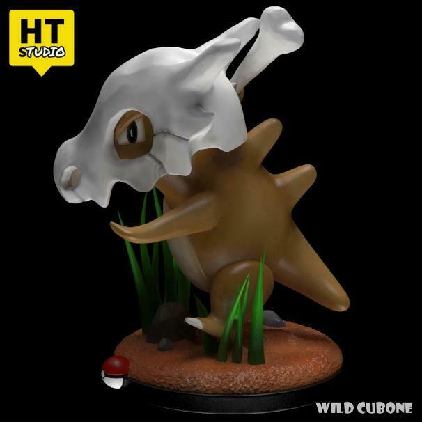 STL file Wild Cubone Pokemon 🐉・3D printer design to download・Cults