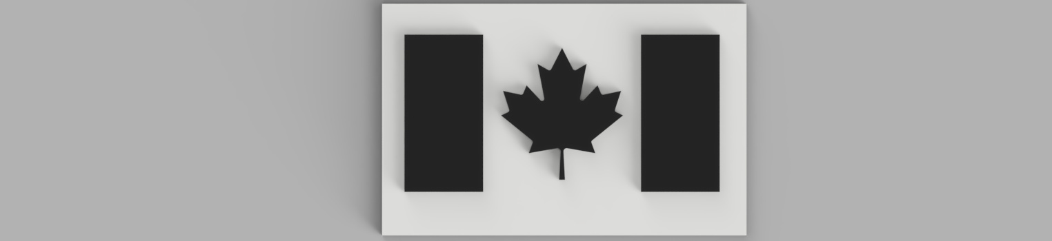 Free 3MF file Canadian Flag・3D printing model to download・Cults