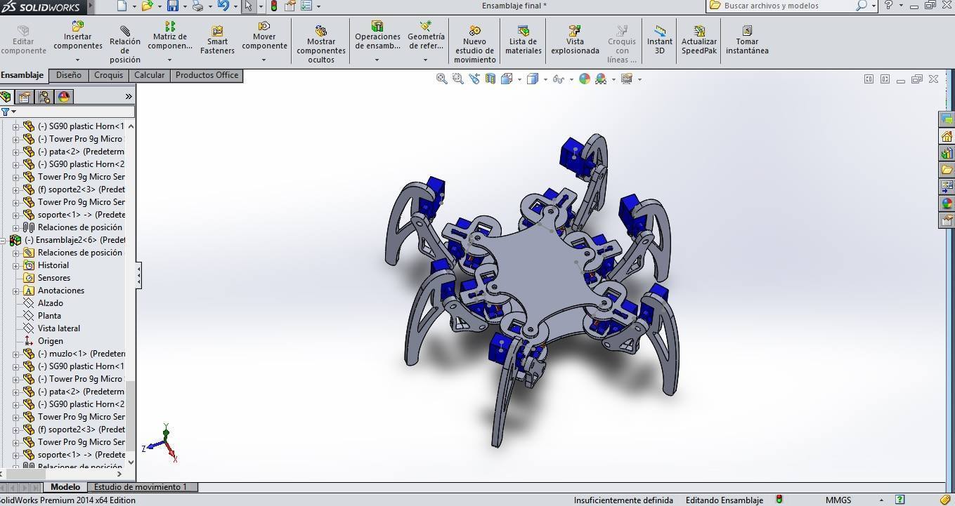 3D file servos sg90 hexapod robot 🤖・3D printer design to download・Cults