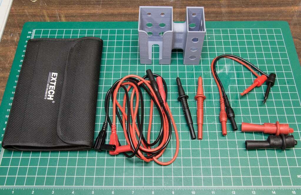 Free STL file Extech TL809 Test Lead Kit Wall Mount・3D printable design ...