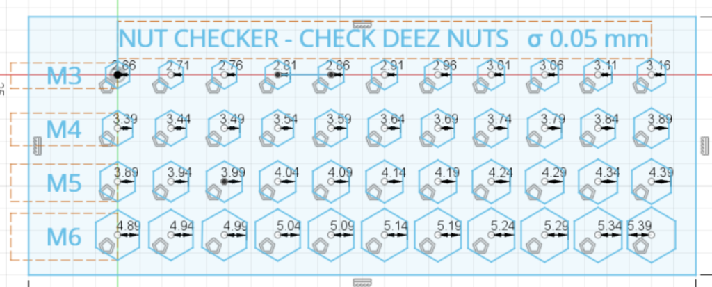 Free 3D file Nutchecker - M3 - M4 - M5 - M6 (tolerance test)・3D print ...