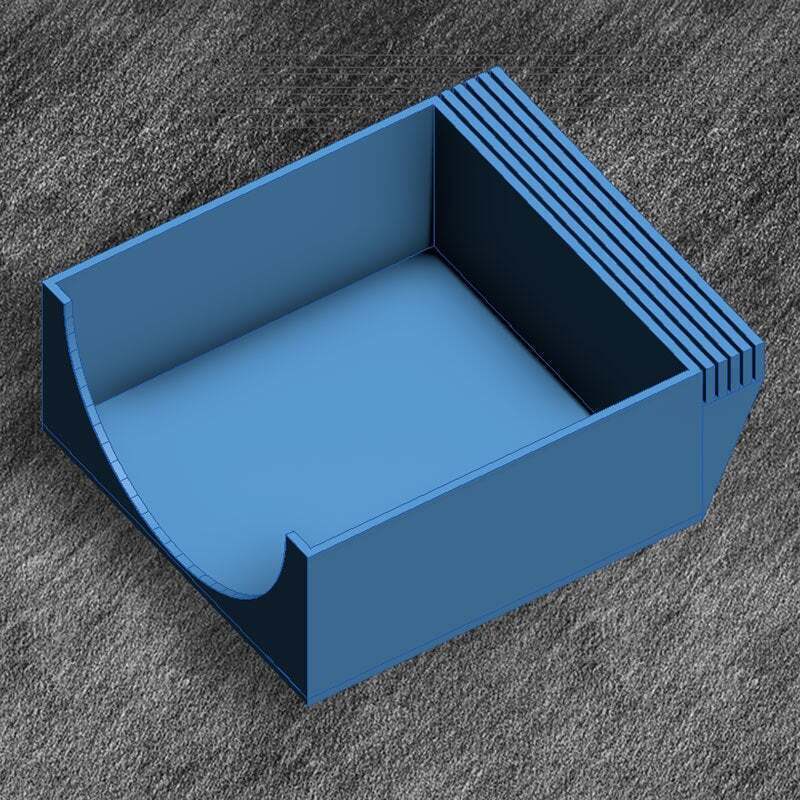 Free STL file Paper note organizer 🏠・3D printer model to download・Cults