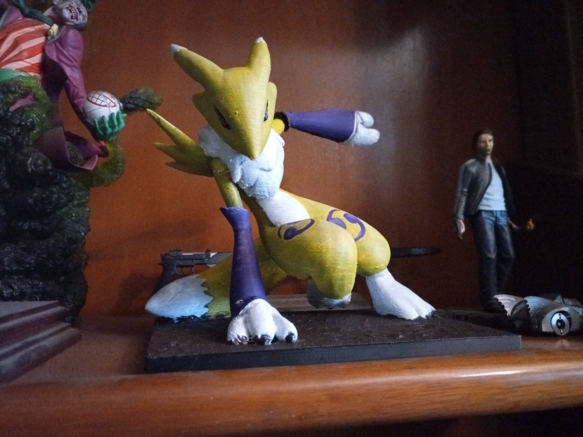 STL file DIGIMON TAMERS Renamon posed 🐉・3D printable model to download ...