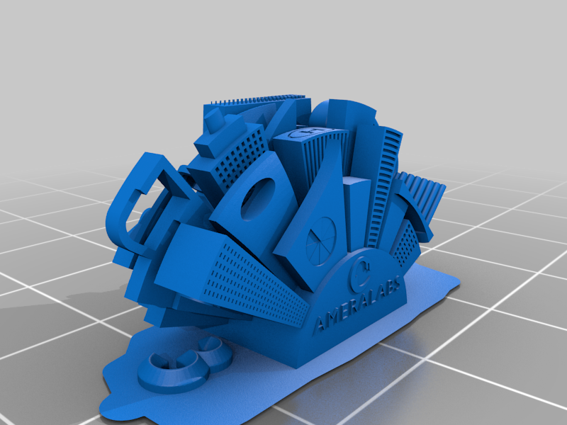 Free STL File Numbered Ameralabs Calibration Template To Download And Free STL File Numbered Ameralabs Calibration Template To Download And