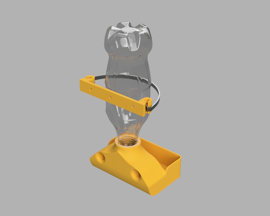 STL file Quail Food Feeder・3D printer model to download・Cults