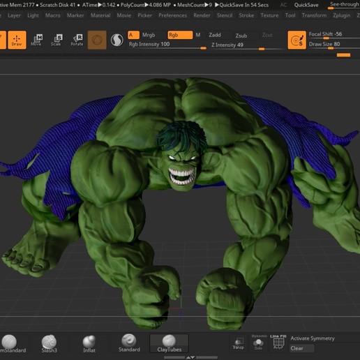 Download OBJ file HULK • 3D printable design ・ Cults