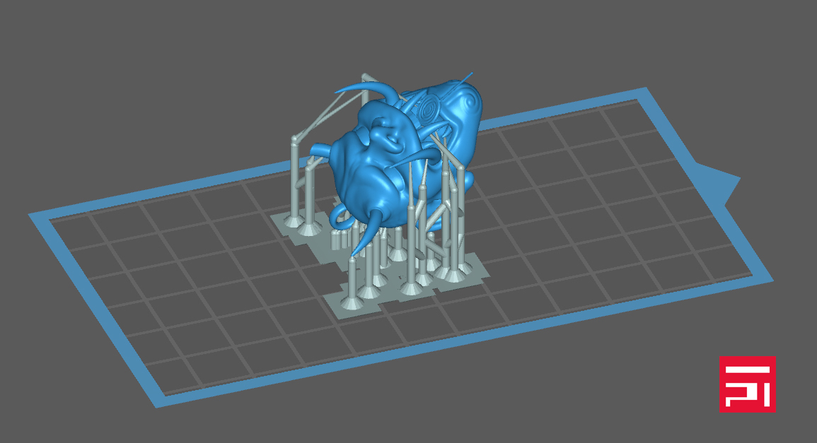 STL file samurai demon keychain・3D printing model to download・Cults