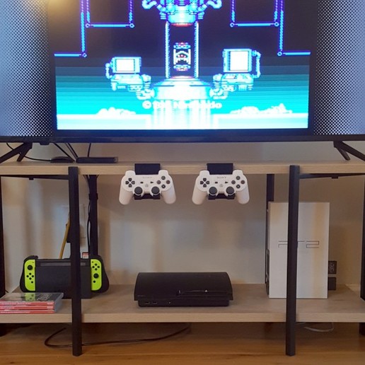 Download STL file Videogame Controller Desk Clamp / Wall Mount • 3D ...