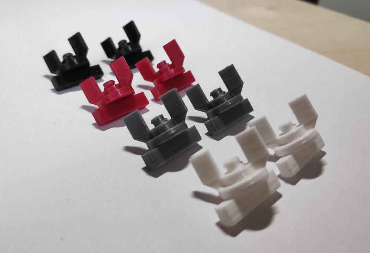 STL file Curtain clips stopper for ceiling rail track 🪟・3D printing ...