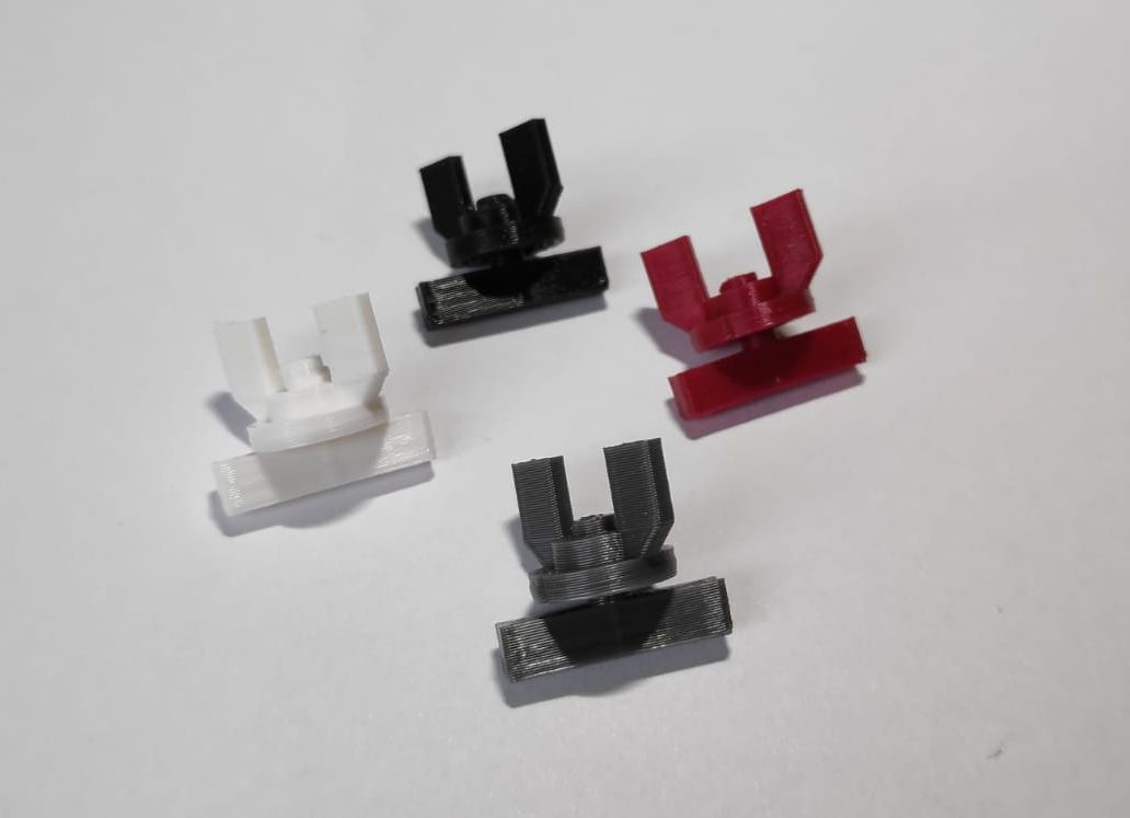 STL file Curtain clips stopper for ceiling rail track 🪟・3D printing ...