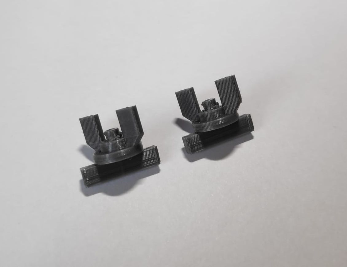 STL file Curtain clips stopper for ceiling rail track 🪟・3D printing ...