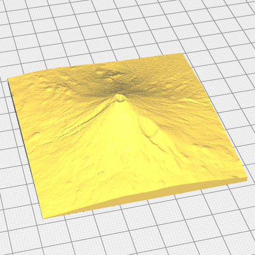 Download free STL file Mt Fuji - Japan - Topography - mountain • Model ...