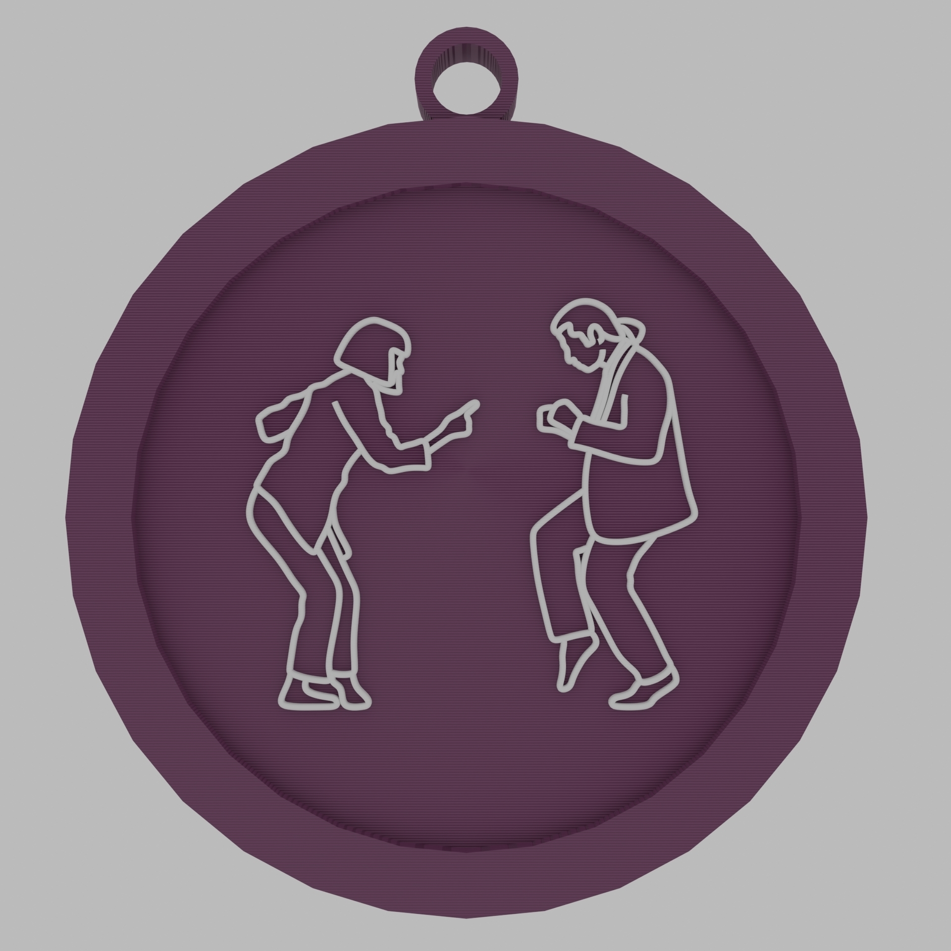 STL file Keychain PulpFiction・3D printer design to download・Cults