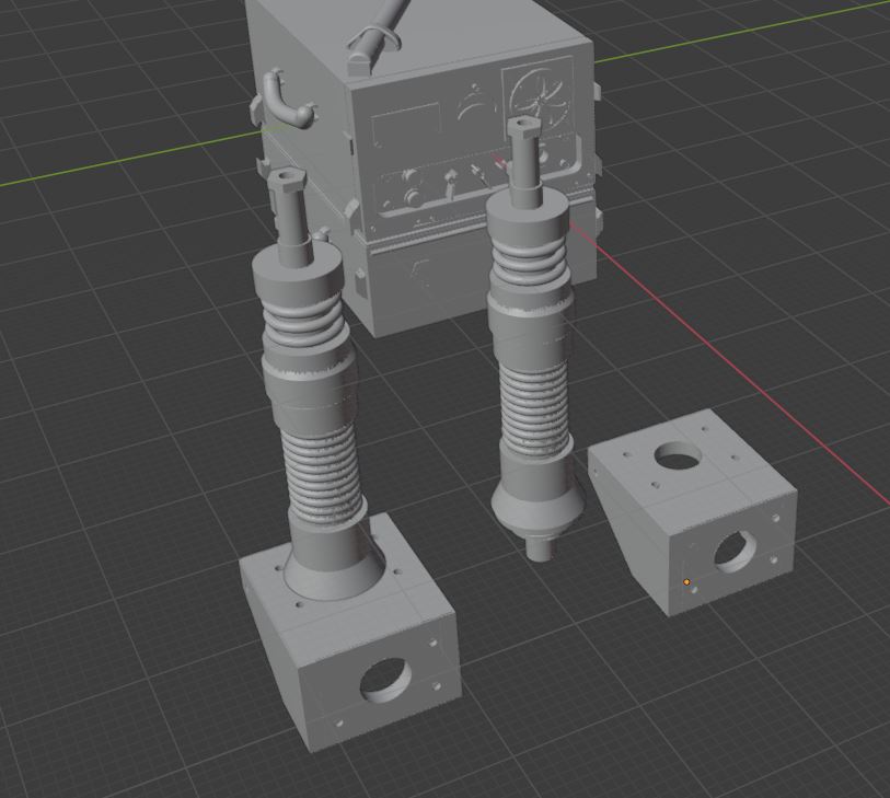 3D file [RC Tank] KIT Transceiver SCR-610 BC 659 with antennas MP48 ...
