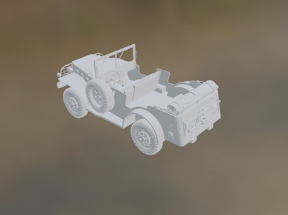 3D file DODGE WC56 - Truck Command CAR US military 1/16 🚚・3D printer ...