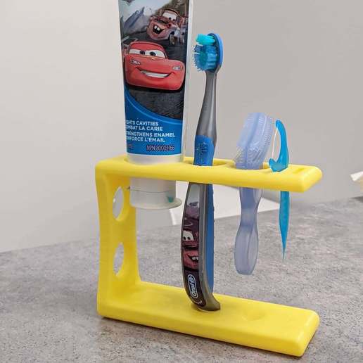 Download free 3D printer files Toothbrush Holder ・ Cults